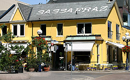 OMG, it's on fire: Sassafraz restaurant - OMG.BLOG
