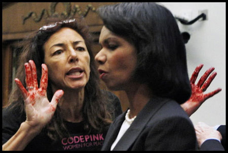 Code Pink and Condi Rice - OMG.BLOG