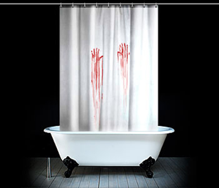 OMG, I sort of want it: Blood Bath Shower Curtain - OMG.BLOG