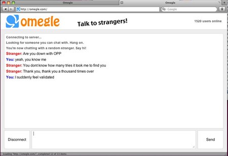 OMG, how unnerving: Omegle - OMG.BLOG