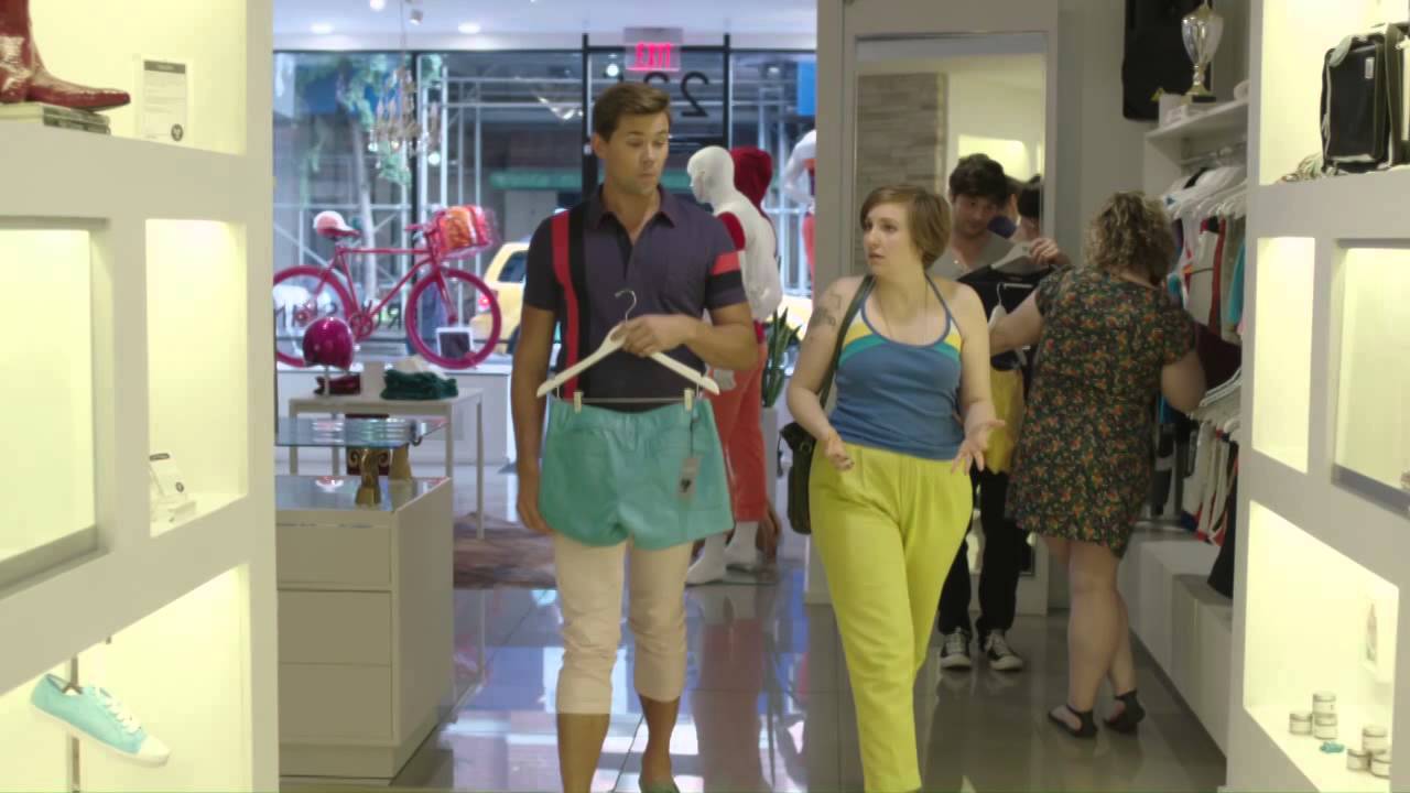OMG, gossip: Lena Dunham and Andrew Rannells go 'slutty shopping' in ...
