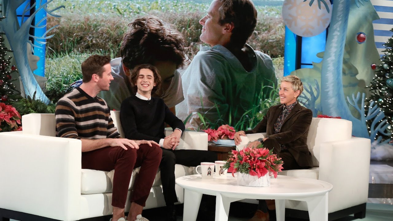 OMG, Armie Hammer and Timothée Chalamet talk making out like they mean it in first rehearsals ...