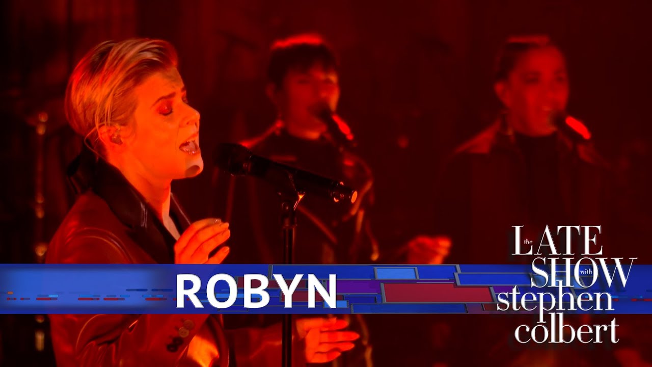 OMG, WATCH: Robyn performs 'Ever Again' on Colbert - OMG.BLOG
