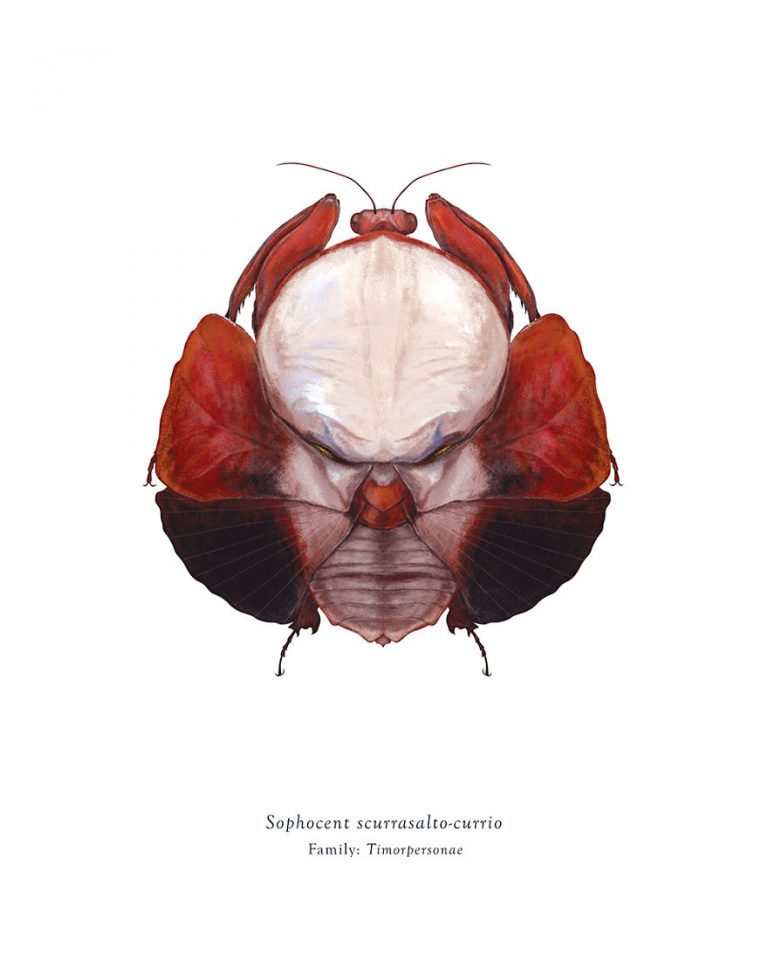 OMG, an artist turns famous horror icons into different insects and the ...