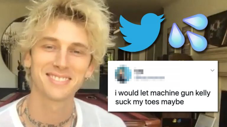OMG, Machine Gun Kelly left little to the imagination in his latest ...