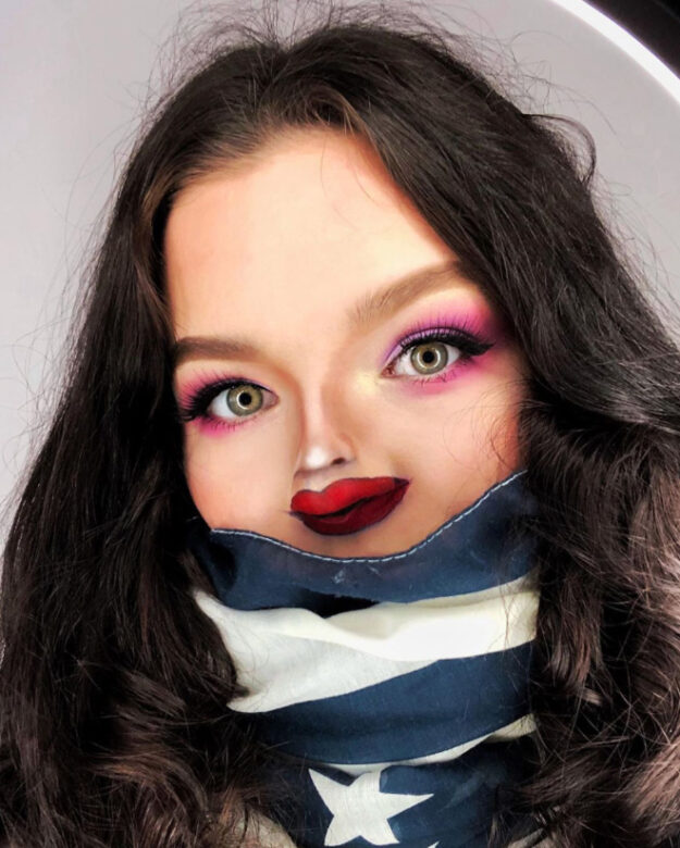 OMG, it's called FASHUN, look it up! The 'Tiny Face' Makeup Challenge ...