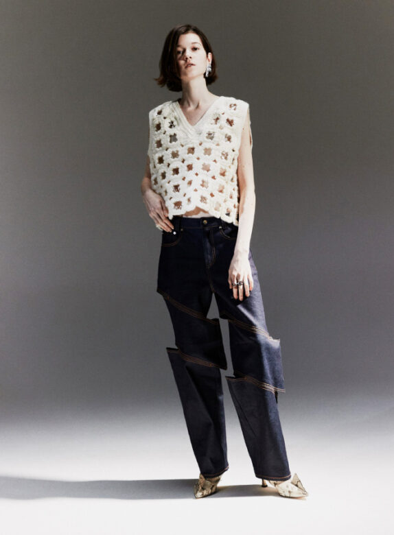 OMG, it's called FASHUN, look it up: LEJE's 'Slash' Jeans - OMG.BLOG