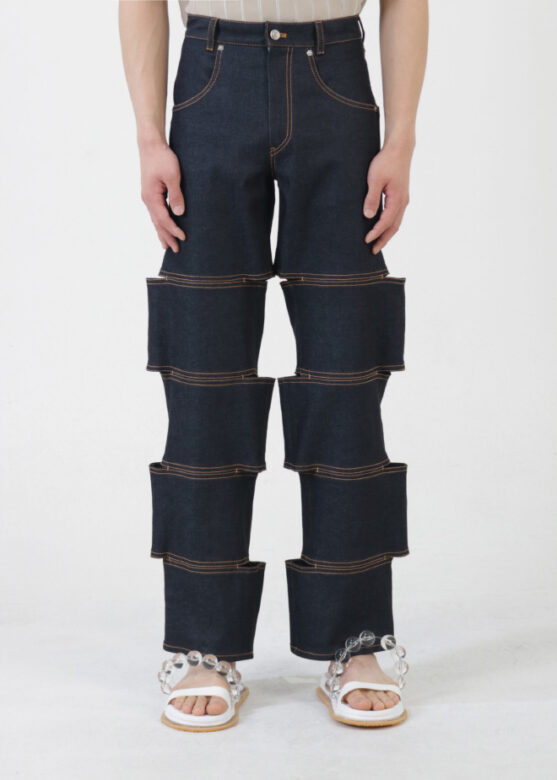 OMG, it's called FASHUN, look it up: LEJE's 'Slash' Jeans - OMG.BLOG