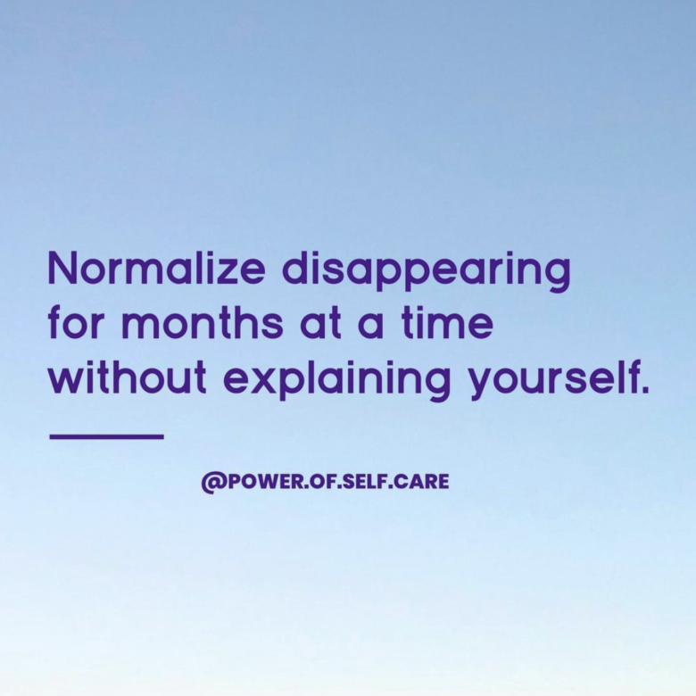 OMG, @power.of.self.care will give you the deluded self-help advice you ...