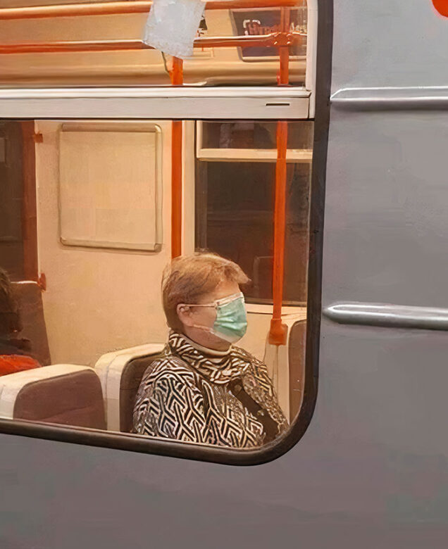 OMG, these train passengers have the best looks to ever grace the ...