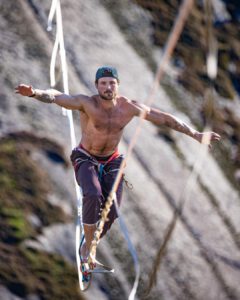 OMG, a furry Dylan Efron slacklines so that we can melt from home - OMG ...