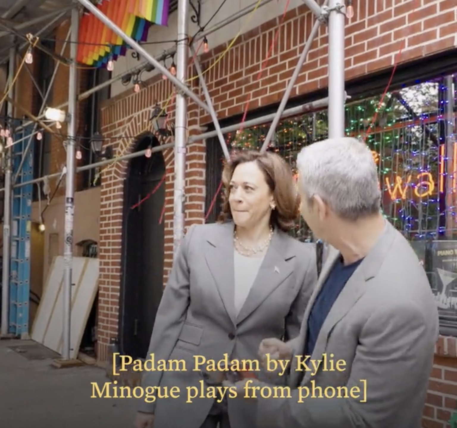 OMG, WATCH: Kamala Harris posts video of herself dancing to Padam Padam during Stonewall visit ...