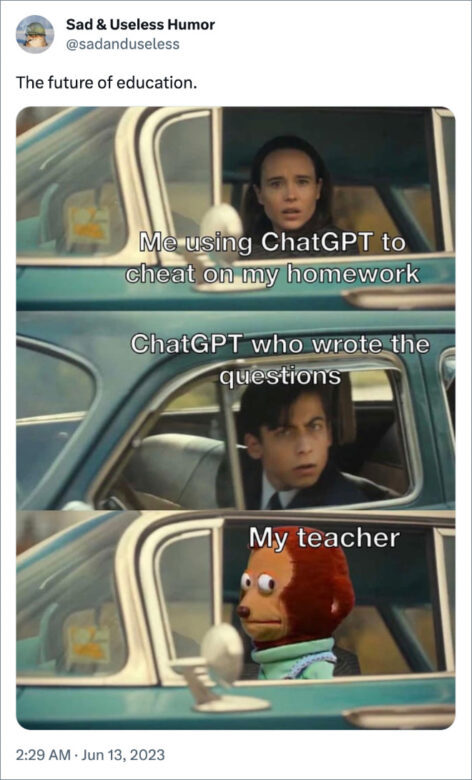 OMG, these ChatGPT Memes put the 'AYE!' in AI - OMG.BLOG