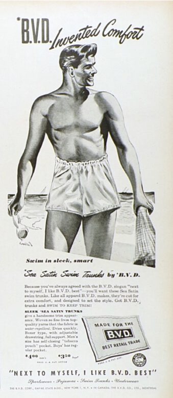 OMG, these vintage men's swimsuit catalogue prove that male swimwear ...