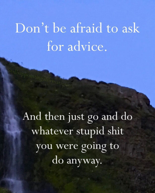 OMG, disappointing affirmations by Dave Tarnowski - OMG.BLOG