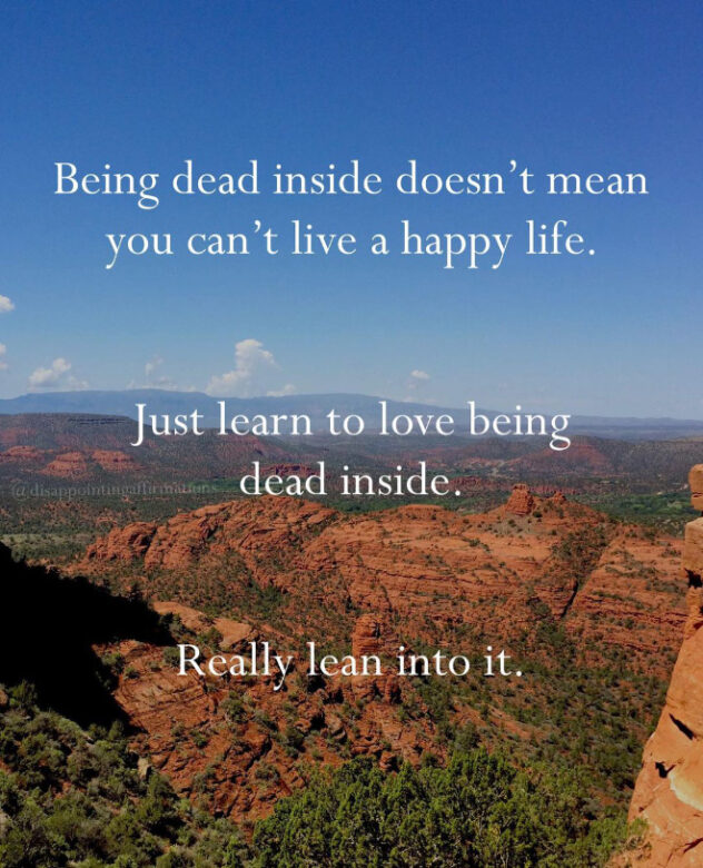 OMG, disappointing affirmations by Dave Tarnowski - OMG.BLOG