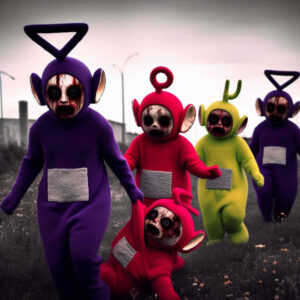 OMG, the stuff of nightmares: Teletubbies reimagined as horror ...