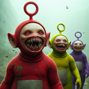 OMG, the stuff of nightmares: Teletubbies reimagined as horror ...
