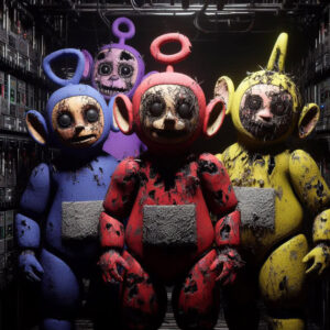 OMG, the stuff of nightmares: Teletubbies reimagined as horror ...