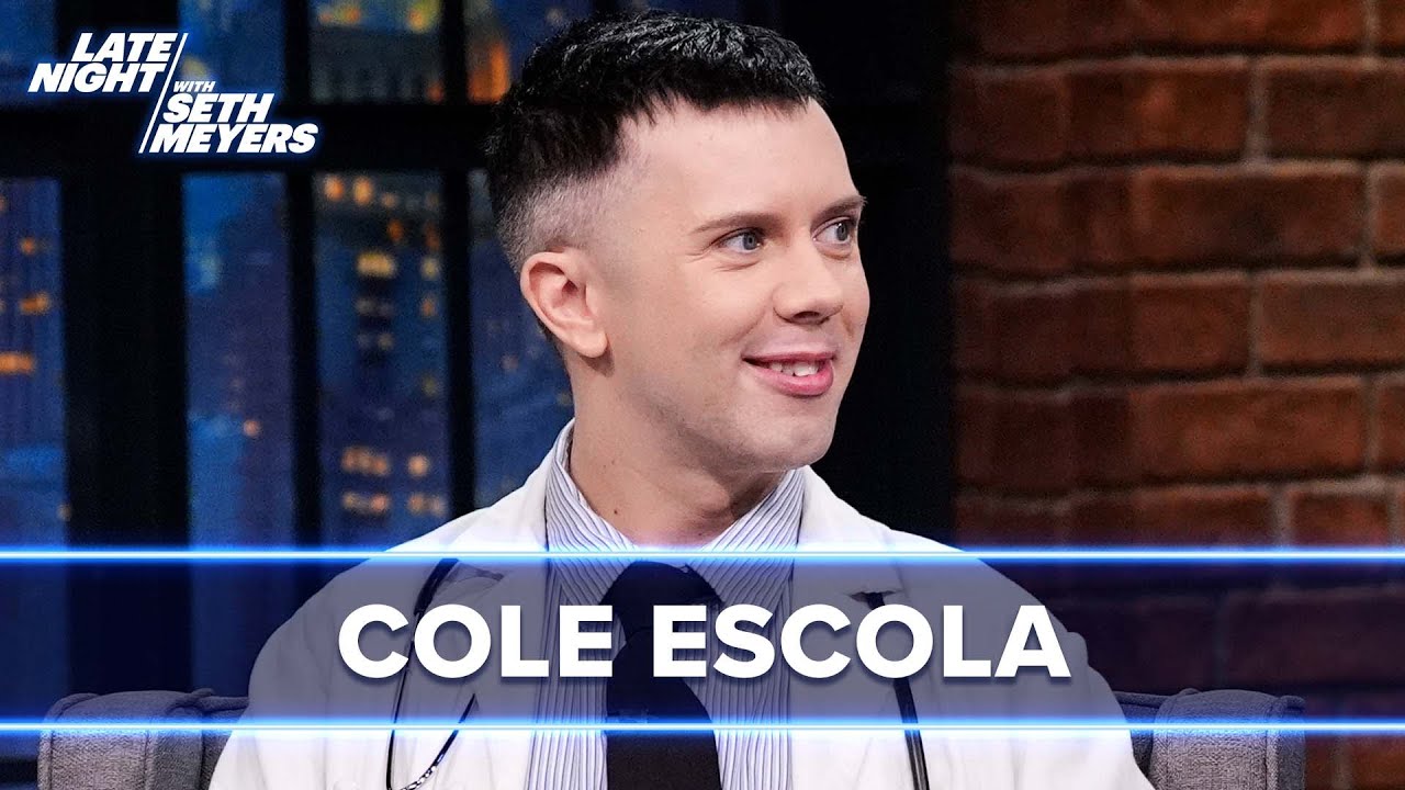 OMG, WATCH: Tony-winner and 'Oh, Mary!' star Cole Escola appears on Late Night with Seth Meyers ...
